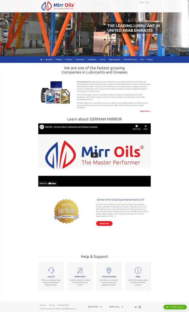 Mirr Oils - IMS Developers